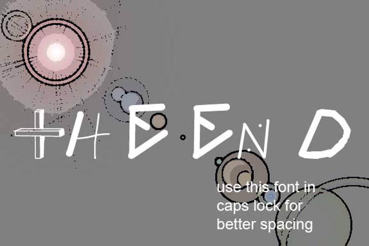 The ENd Font | finn3466 | FontSpace