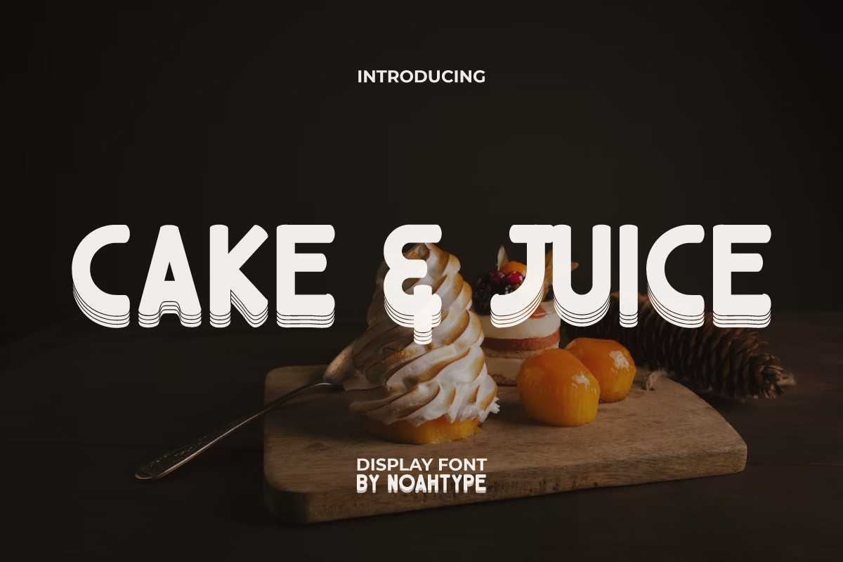 Cake Juice Font | noahtype | FontSpace