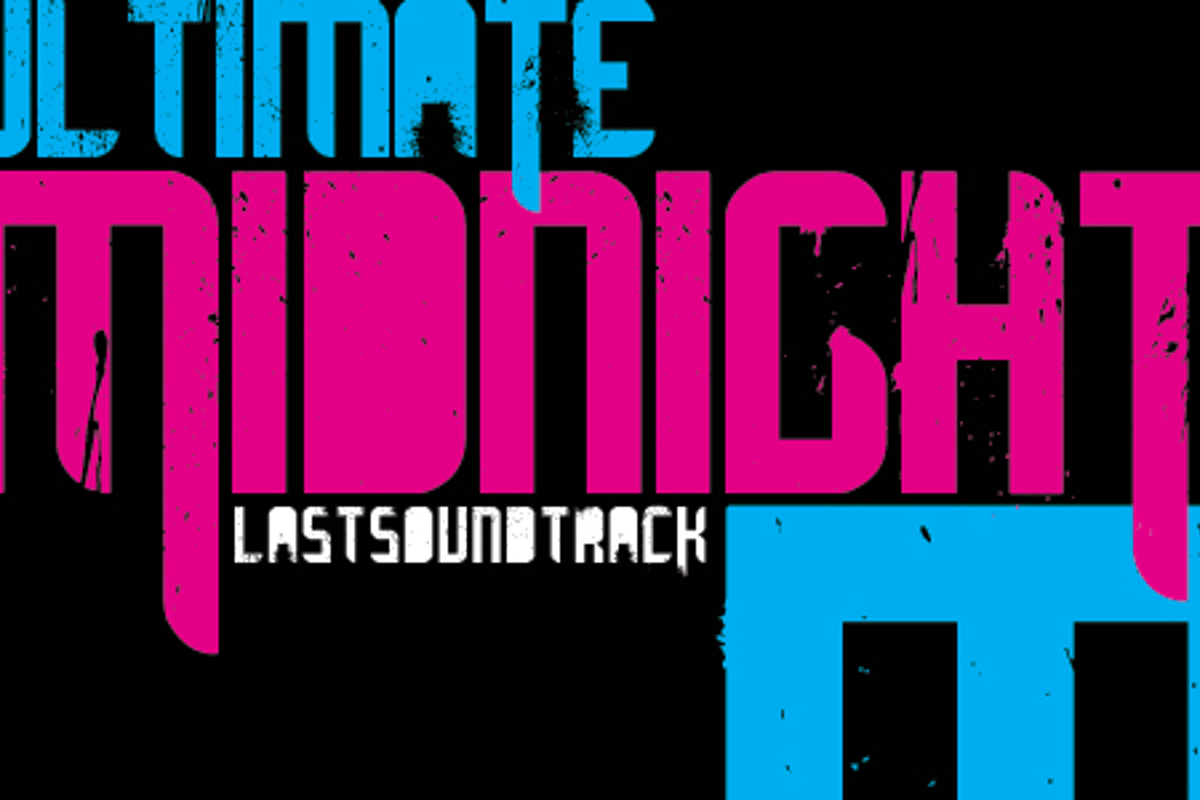 Ultimate MIDNIGHT Font | Last Soundtrack | FontSpace