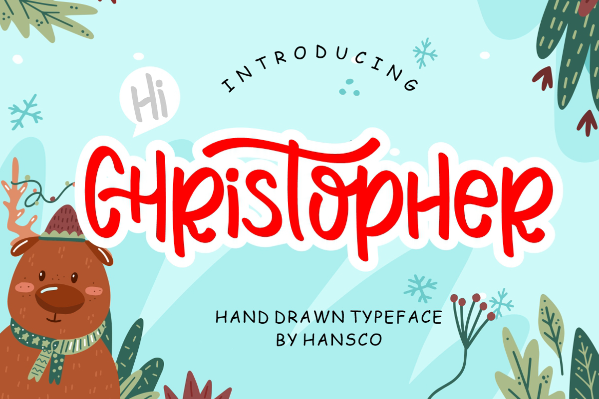 Hi Christopher Font | hansco | FontSpace