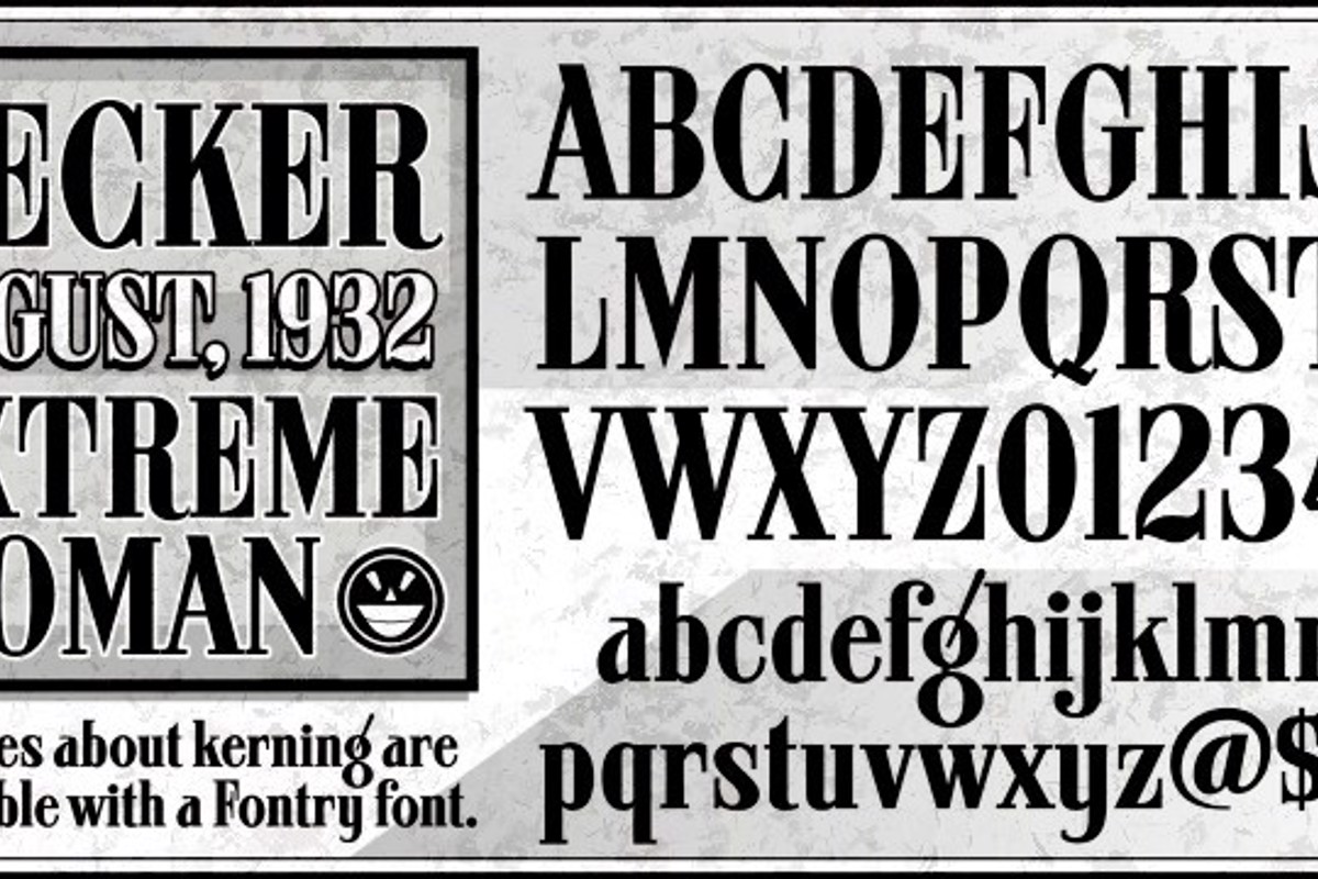ARB 08 Extreme Roman AUG-32 CAS Font | the Fontry | FontSpace