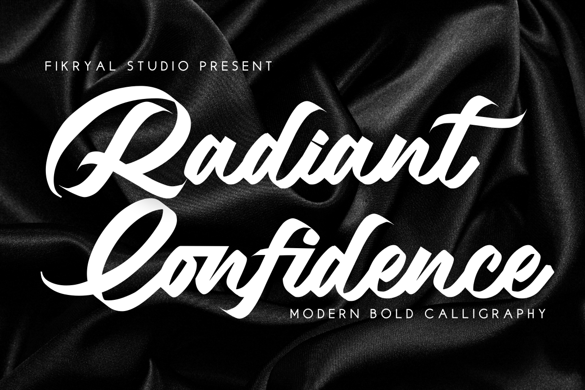 Radiant Confidence Font | fikryalstudio | FontSpace