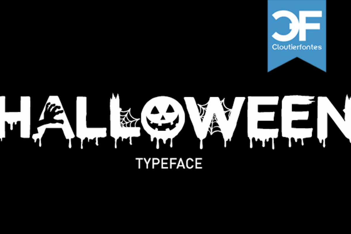 CF Halloween Font | CloutierFontes | FontSpace