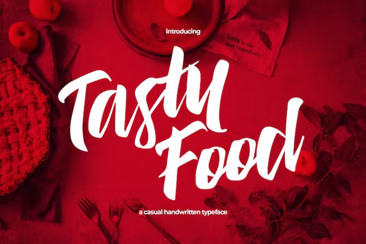 Tasty Food Font - Free Download