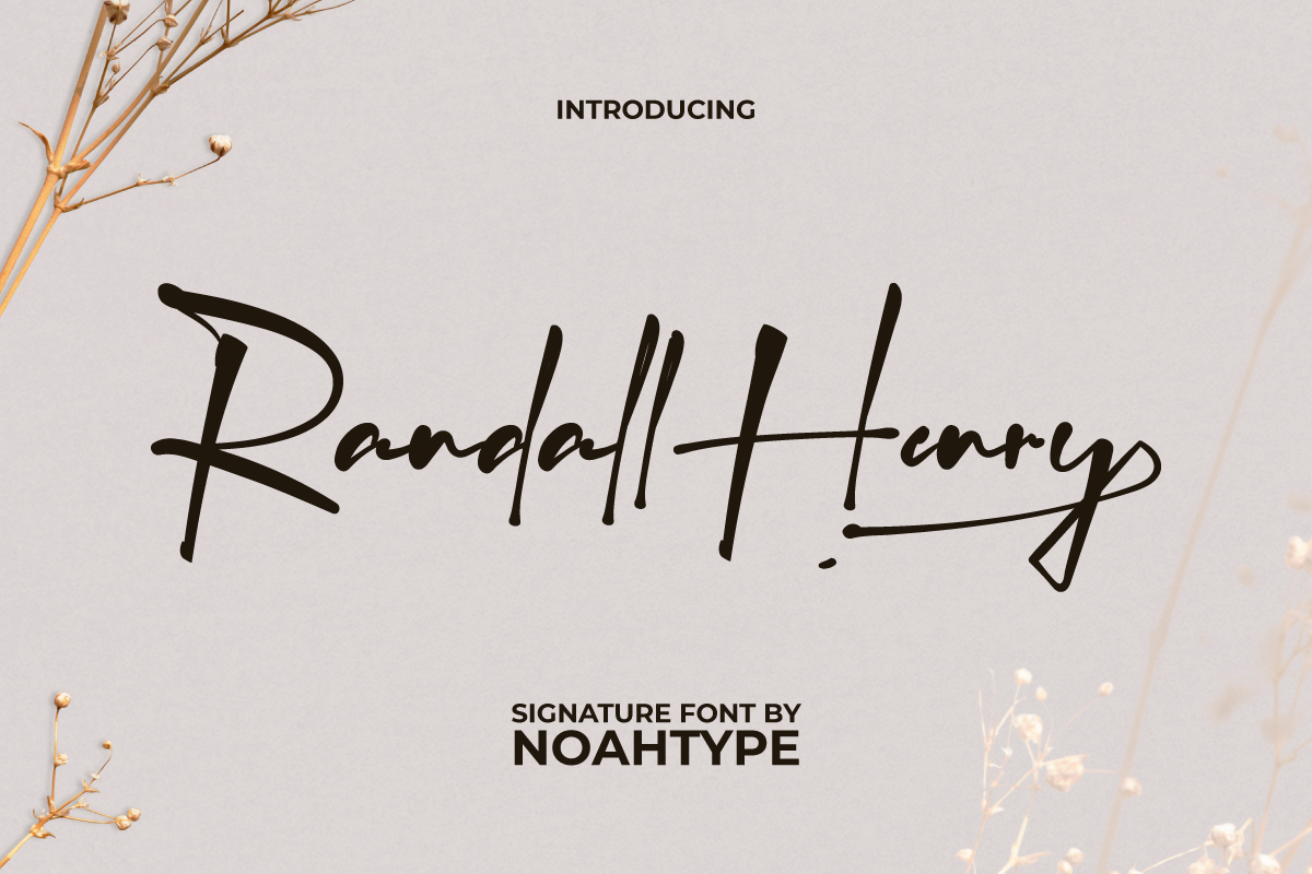 Randall Henry Font | noahtype | FontSpace