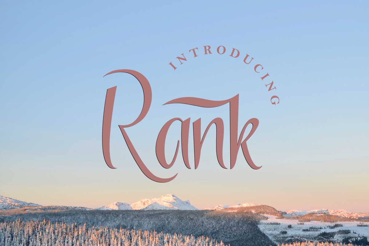 Rank Font - Free Download