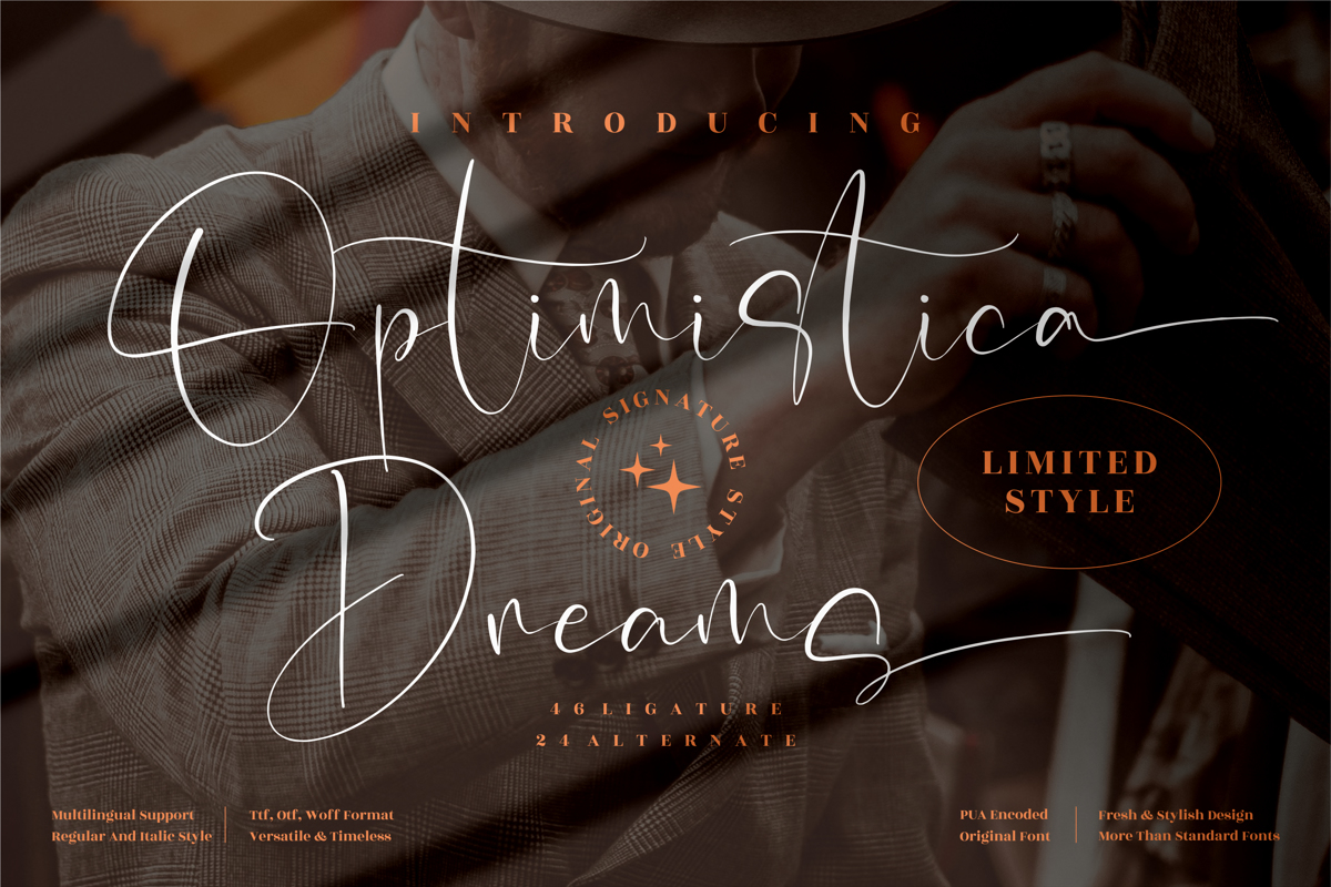 Optimistica Dreams Font | Perspectype Studio | FontSpace