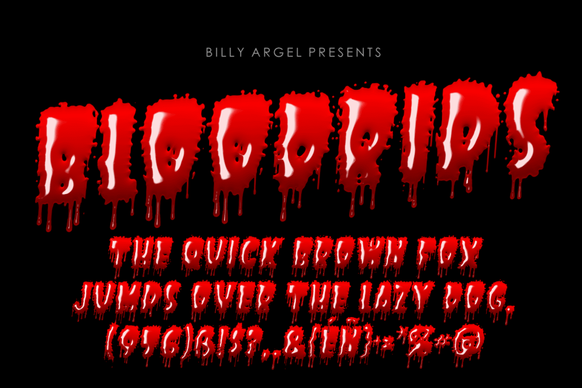 BLOODRIPS Font - Free Download