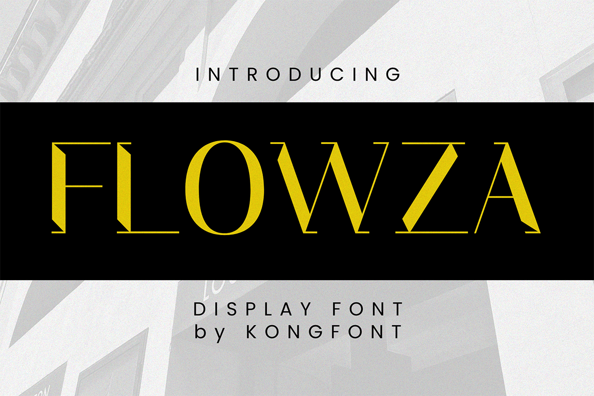 Flowza Font | Fontkong | FontSpace