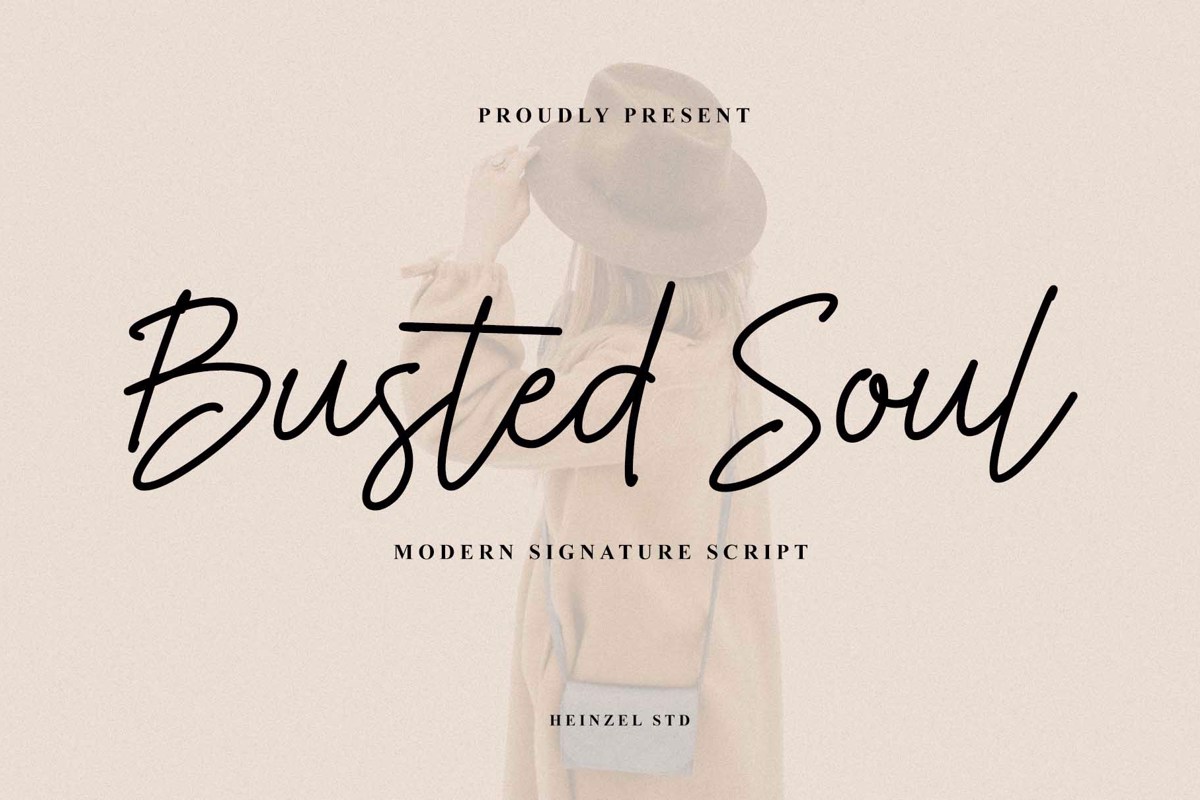 Busted Soul Font | Heinzel Studio | FontSpace