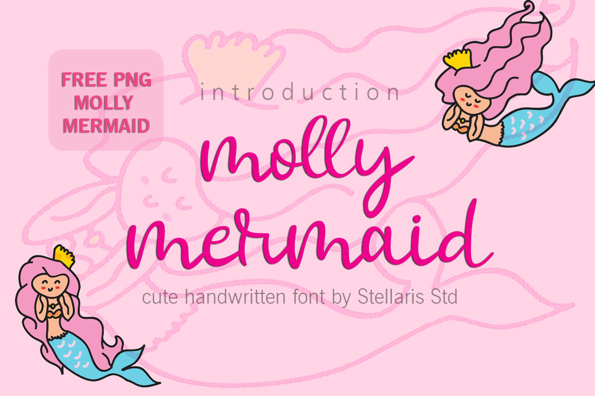 Molly mermaid Font | StellarisStd | FontSpace
