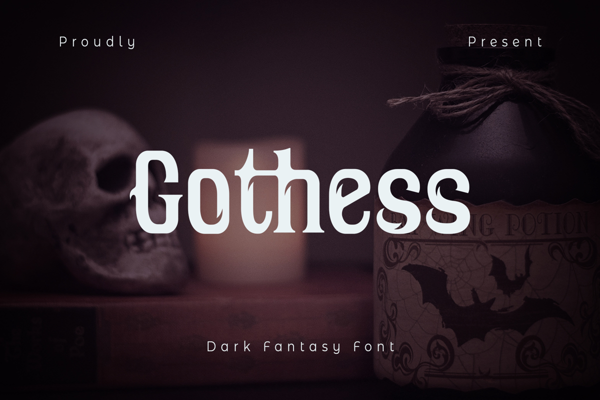 Gothess Font | RoninDesign | FontSpace