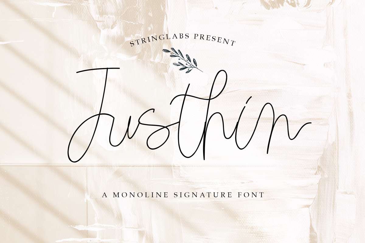 Justhin Font | StringLabs | FontSpace