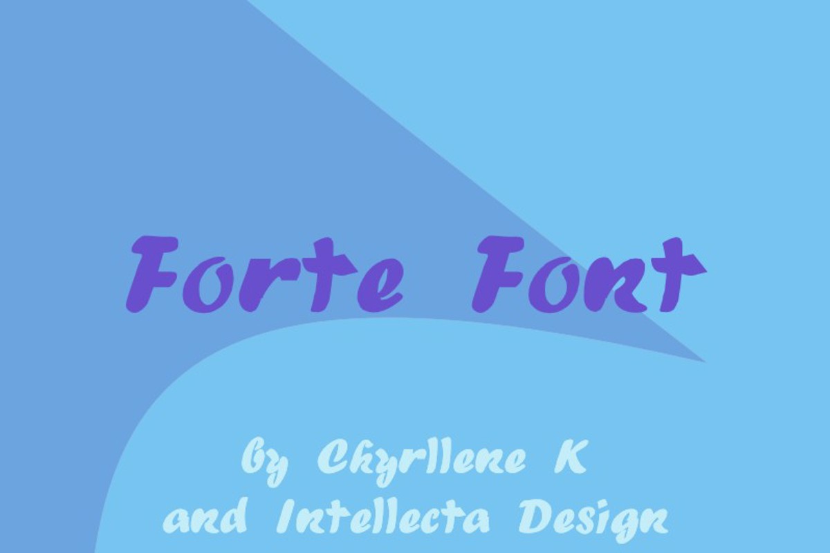 Forte Font | Intellecta Design | FontSpace