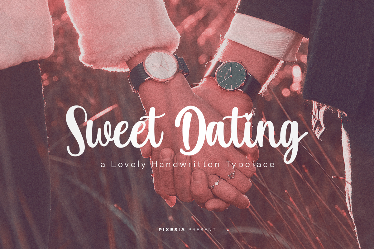 Sweet Dating Font | Pixesia Studio | FontSpace