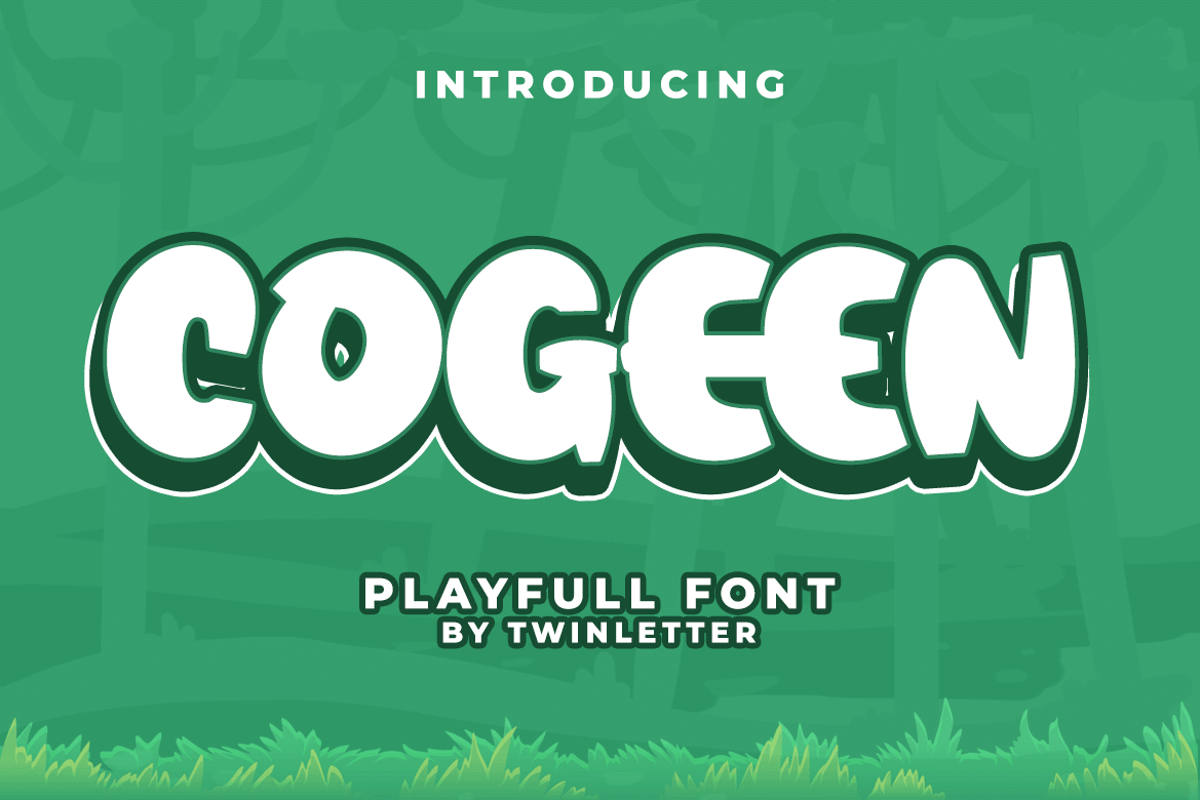 Cogeen Font | twinletter | FontSpace