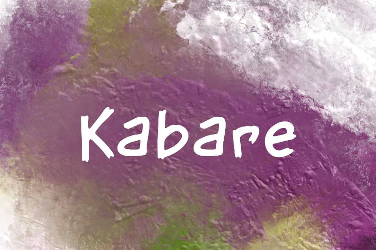 K Kabare Font | wepfont | FontSpace