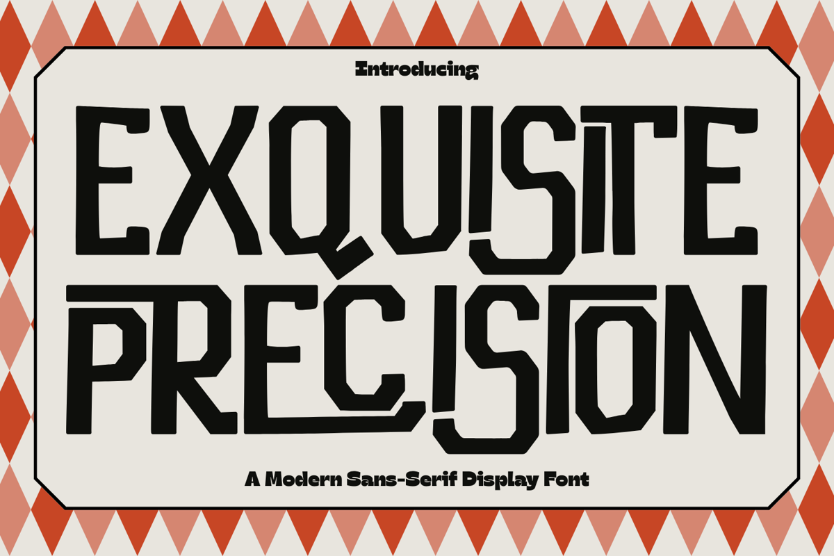 Exquisite Precision Font - Free Download