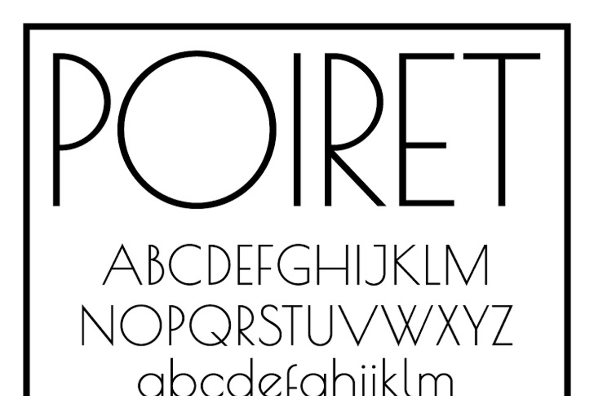 Poiret One Font - Free Download