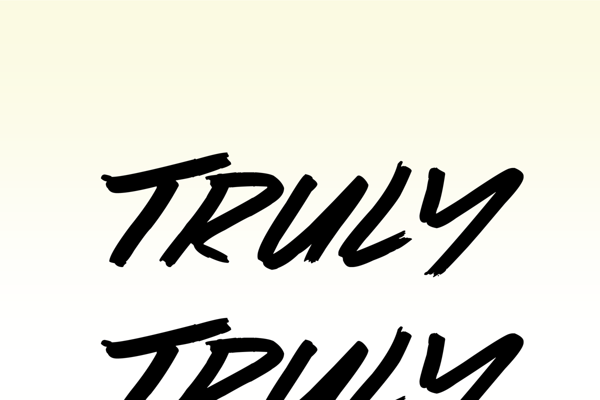 Truly Truly Font | Jonathan S. Harris | FontSpace