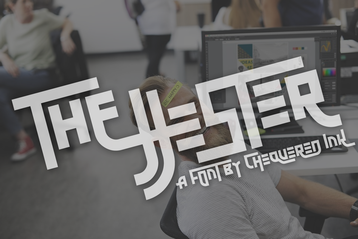 The Jjester Font | Chequered Ink | FontSpace
