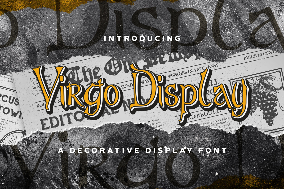 Virgo Display Font | StringLabs | FontSpace