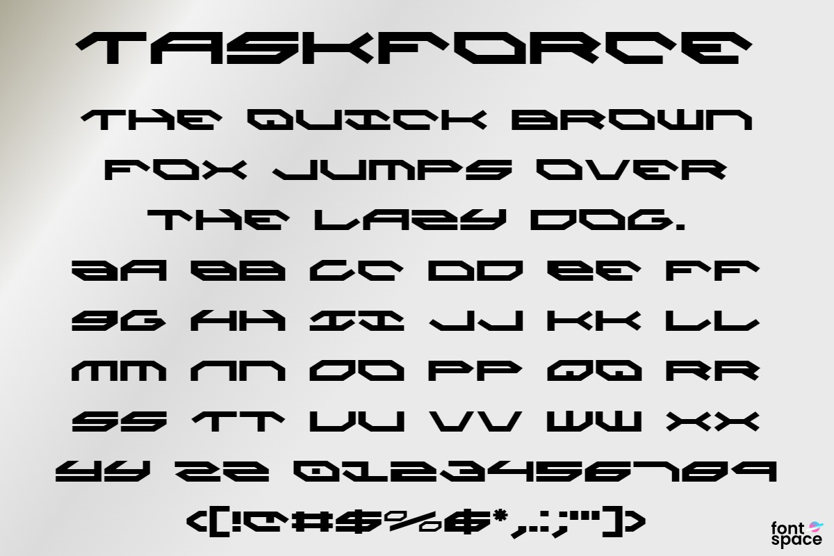 Taskforce Font - Free Download