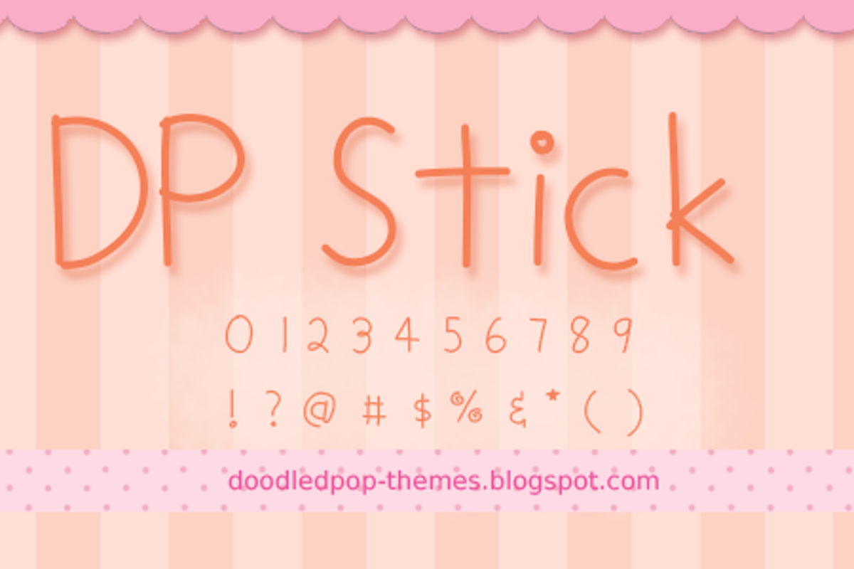 DPStick Font - Free Download