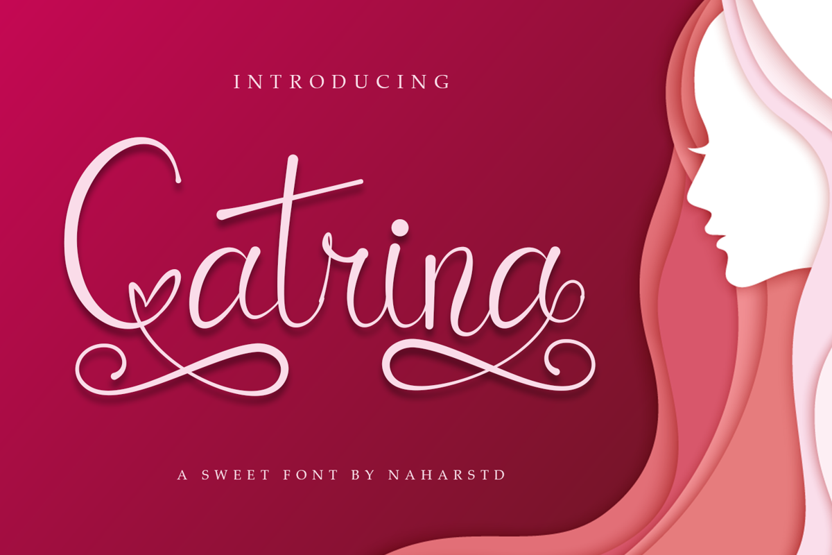 Catrina Script Font | Naharstd | FontSpace