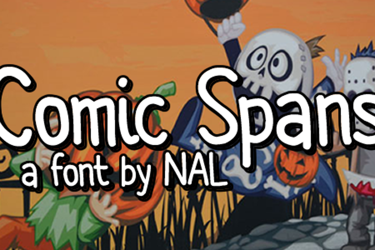 Comic Spans Font | Chequered Ink | FontSpace