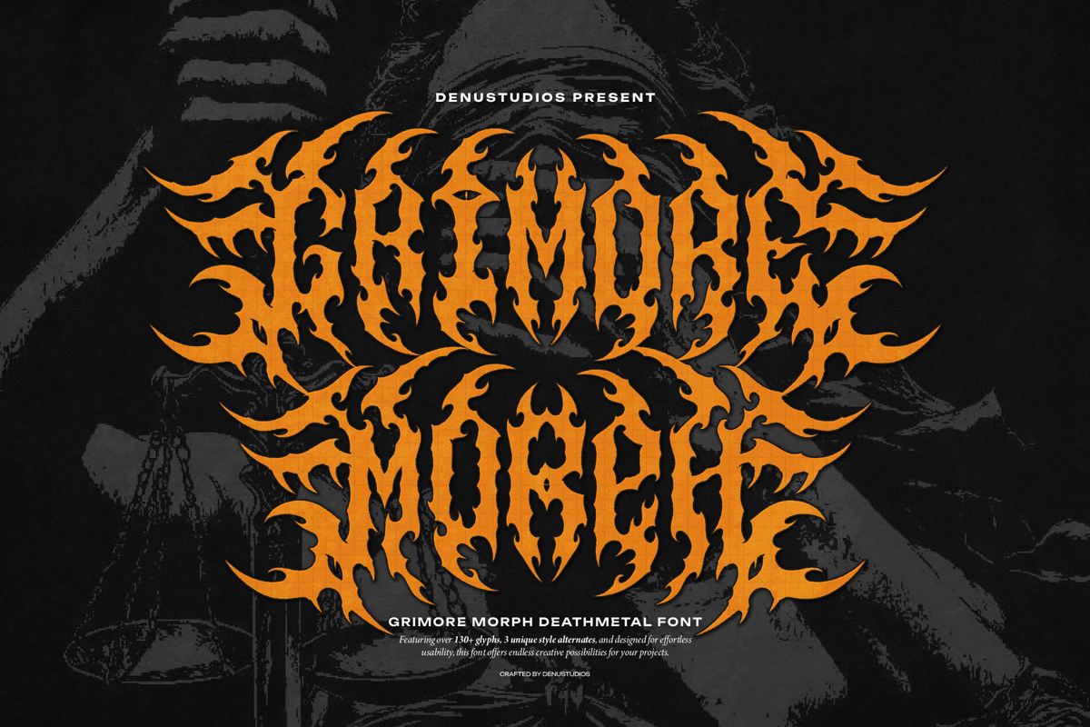 Grimore Morph Font | Denustudios | FontSpace