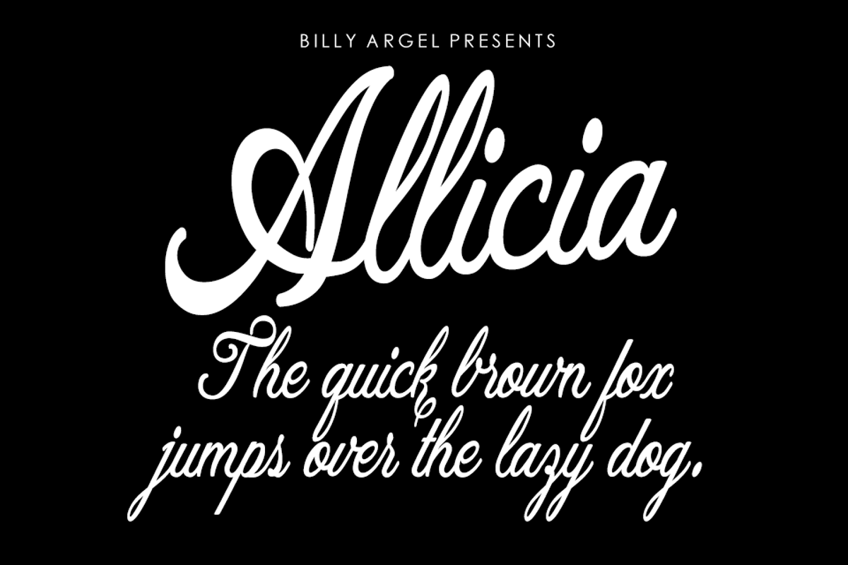 Allicia Font - Free Download