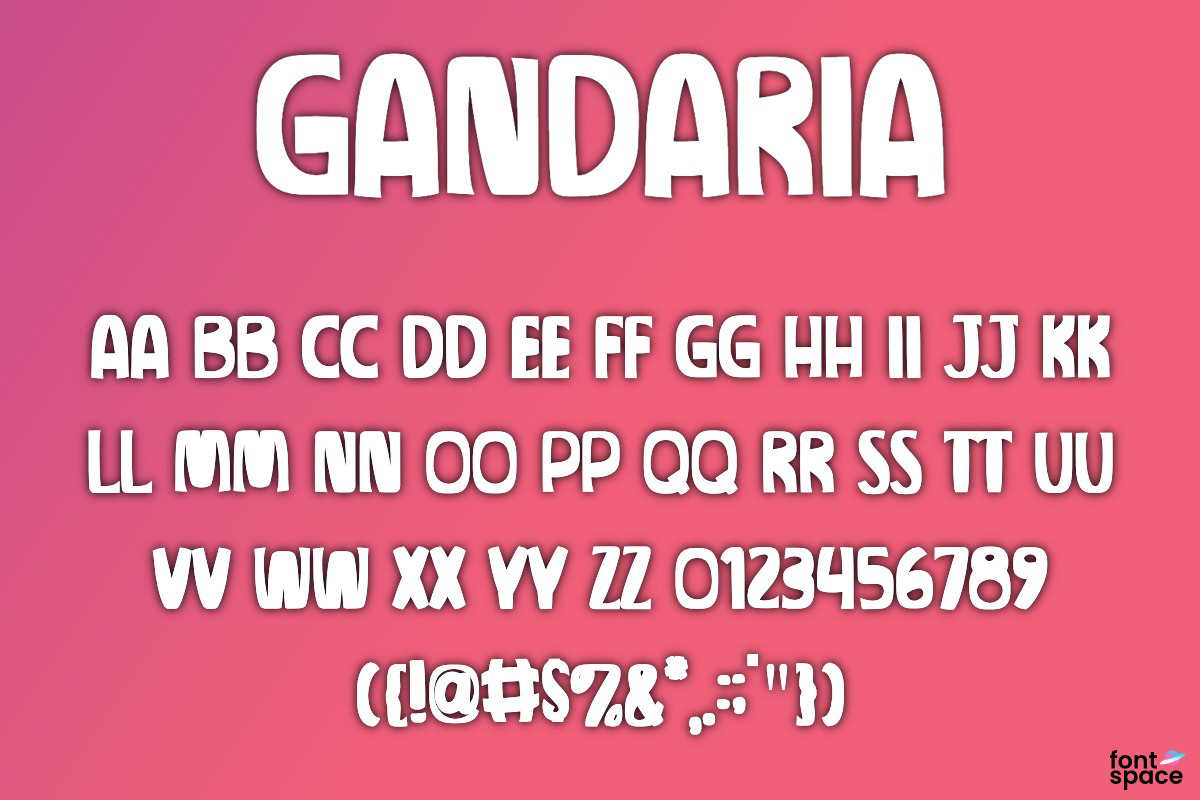 GANDARIA Font | docallisme | FontSpace