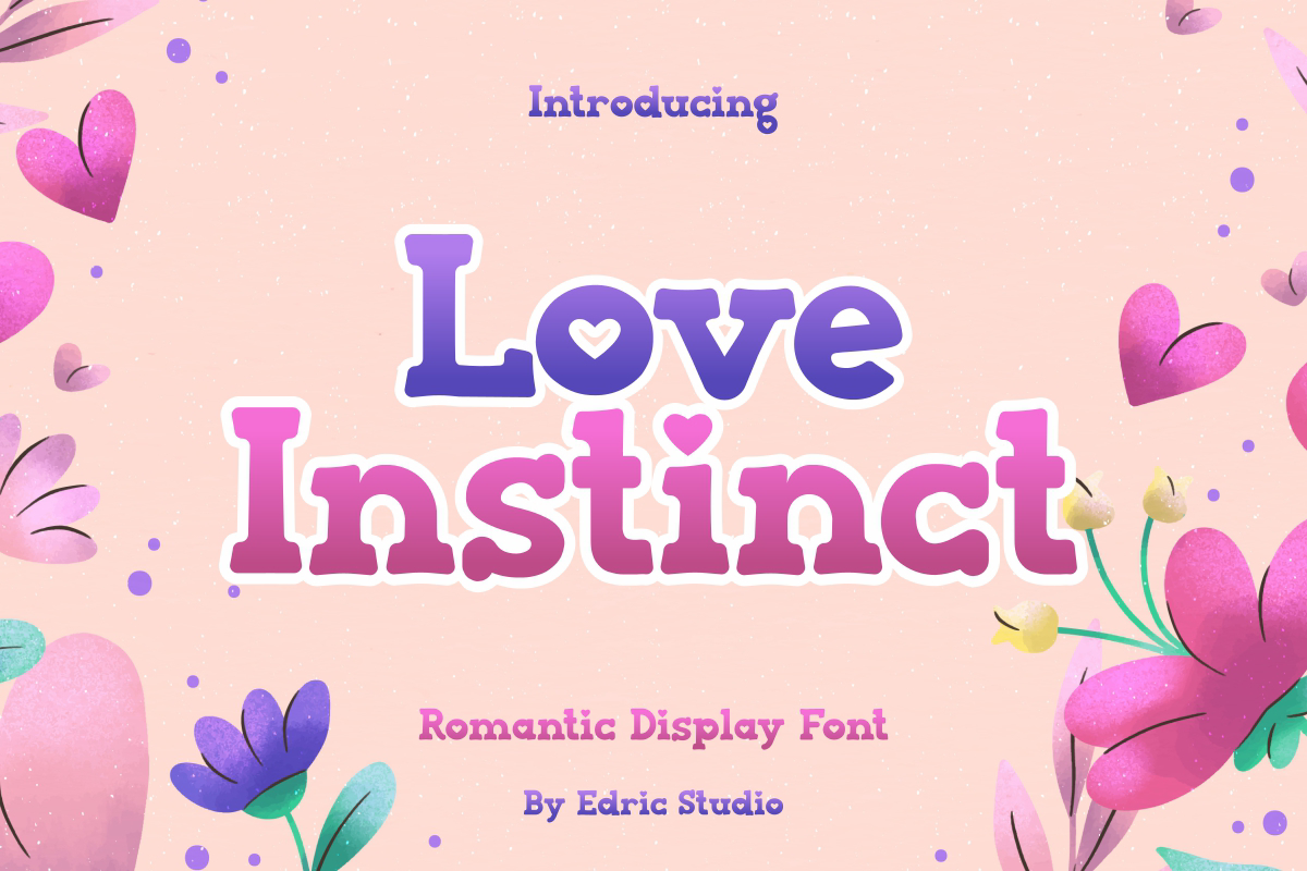 Love Instinct Font | Edric Studio | FontSpace