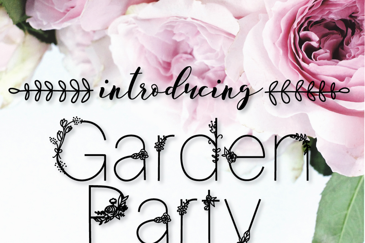 Garden Party Font | SarahTaylorDesigns | FontSpace