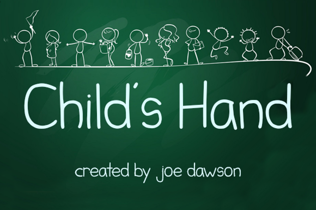 Child's Hand Font | Joseph Dawson | FontSpace