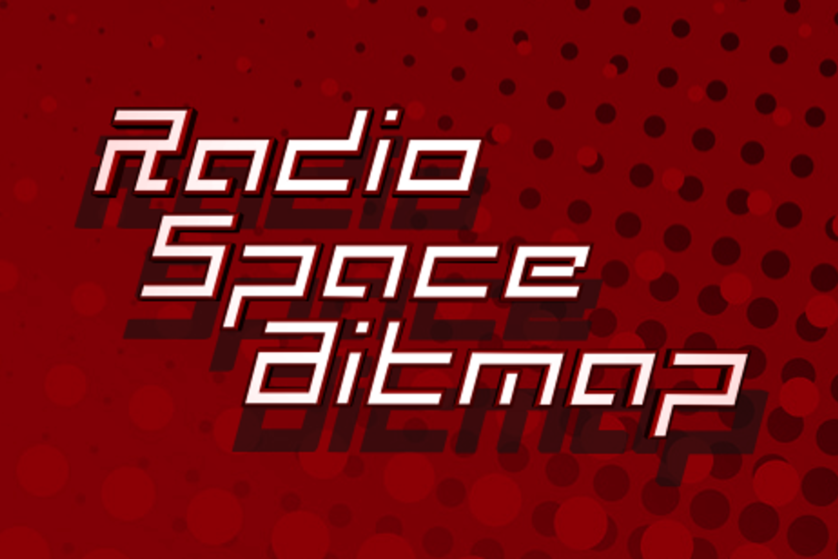 Radio Space Bitmap Font | Iconian Fonts | FontSpace
