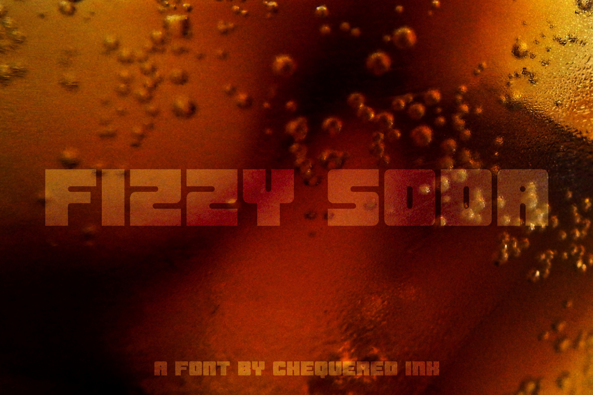 Fizzy Soda Font | Chequered Ink | FontSpace