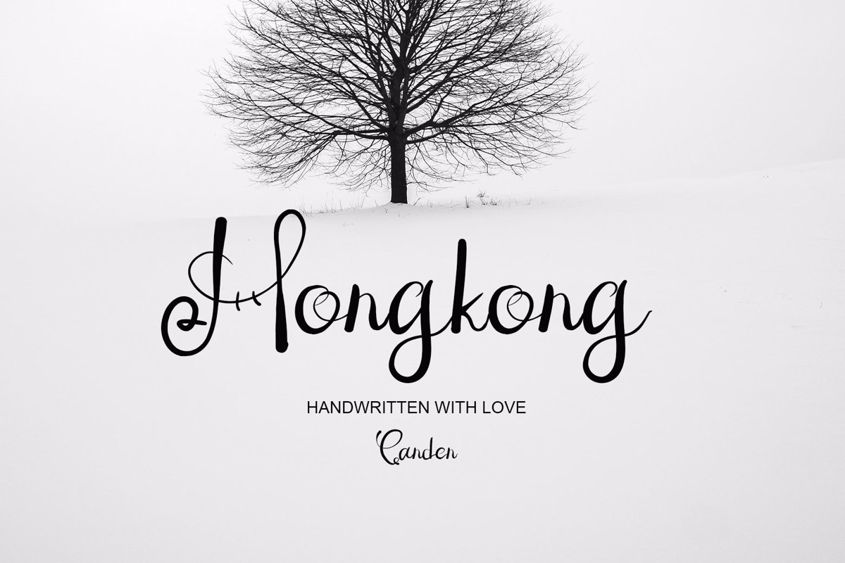 Hongkong Font | Canden Meutuah | FontSpace