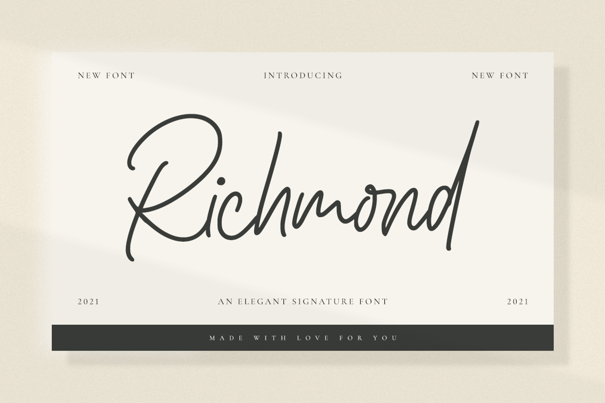 Richmond Font - Free Download