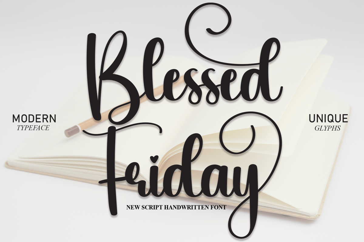 Blessed Friday Font - Free Download