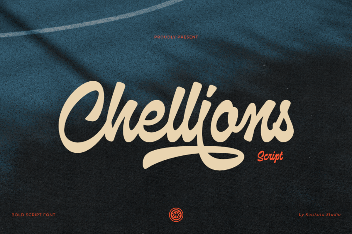 Chellions Font | Ketikata Studio | FontSpace