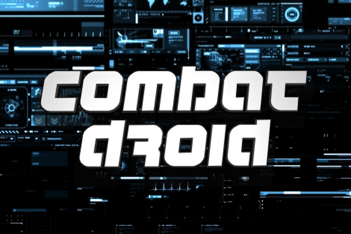 Combat Droid Font - Free Download