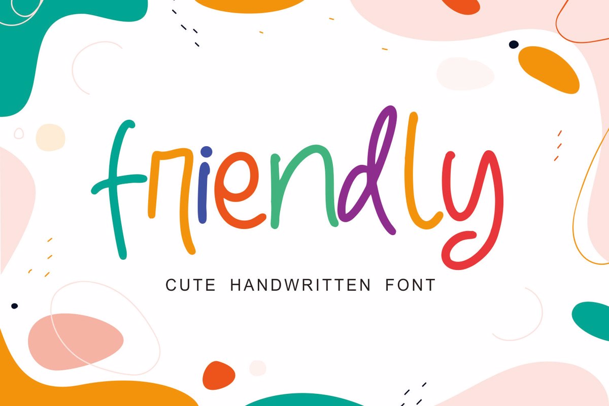 Friendly Font | Mozarella | FontSpace