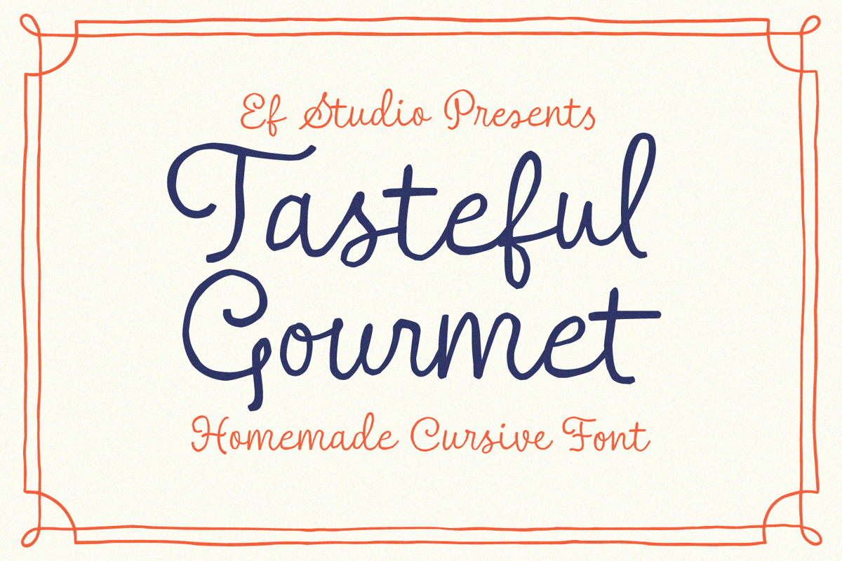 Tasteful Gourmet Font - Free Download