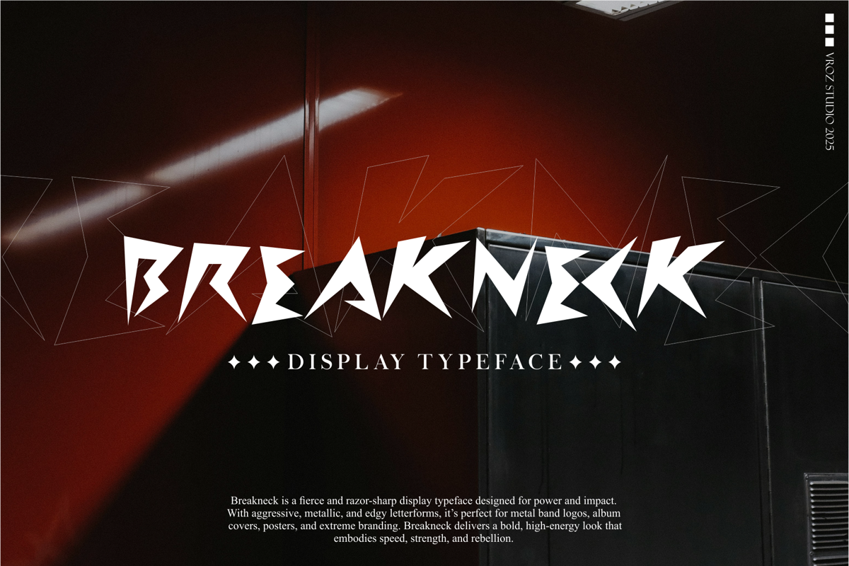 BREAKNECK Font - Free Download