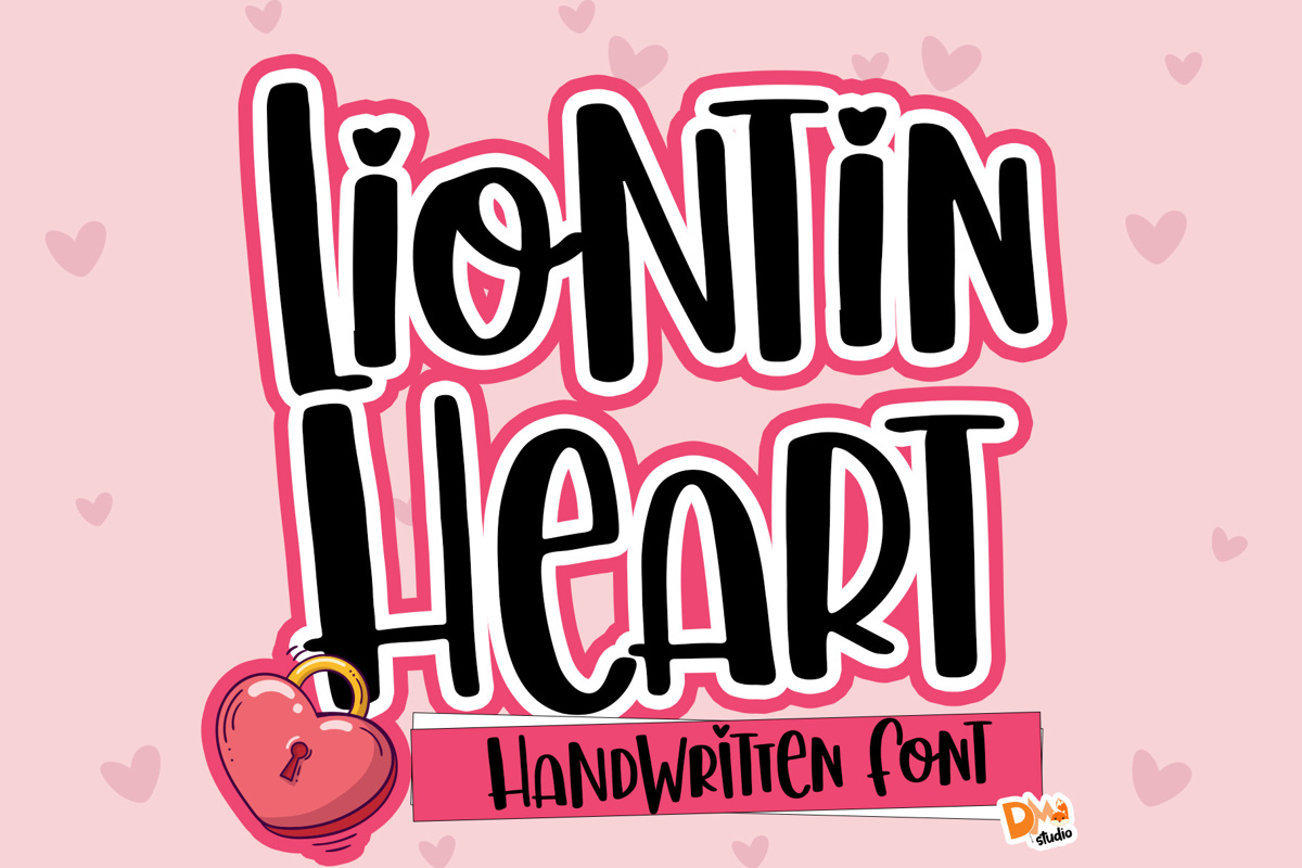Liontin Heart Font - Free Download