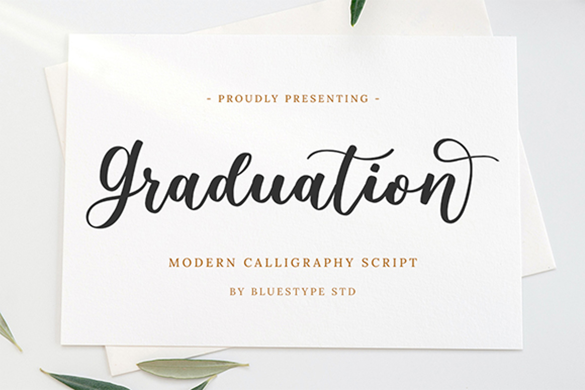 Graduation Font | Bluestype Studio | FontSpace
