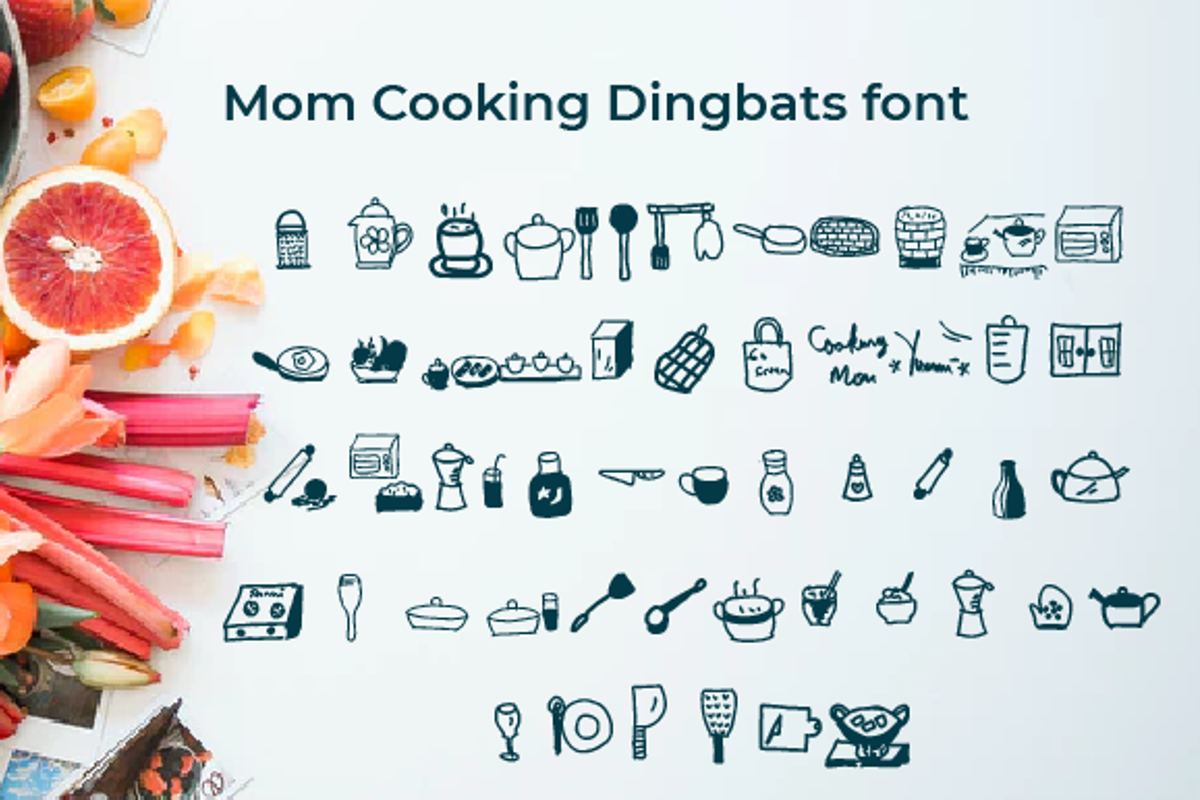 Mom cooking Font | Letterayu & Masyafi Studio | FontSpace