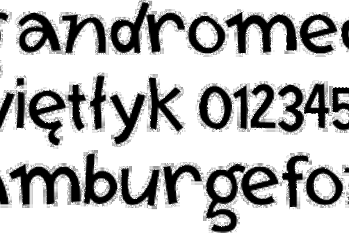 Andromeda SL Font | Silesian Letters | FontSpace